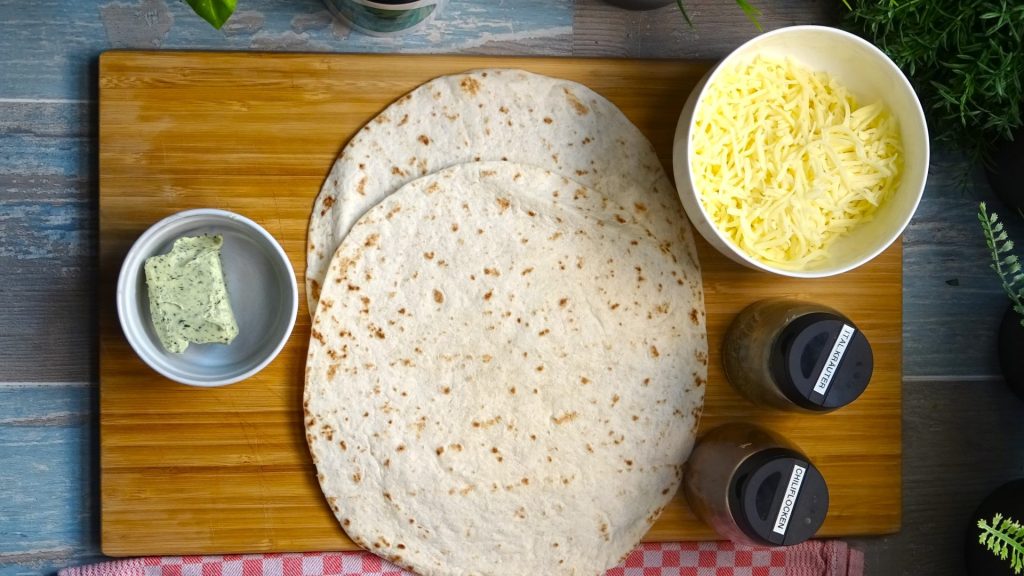 Mozzarella Tortilla im Airfryer Ninja Foodi Grill - KochMalSchnell